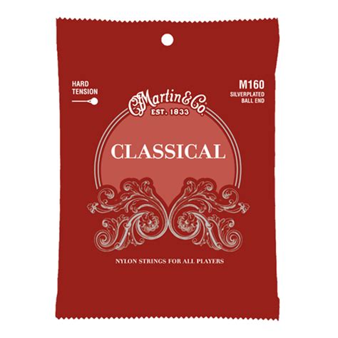 Martin Silverplated Classical Guitar Strings Hard Tension World Of Music