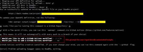 Gha Onboarding Prompt Breaks Ci In Jenkinscloudbees · Issue 664 · Readmeiordme · Github