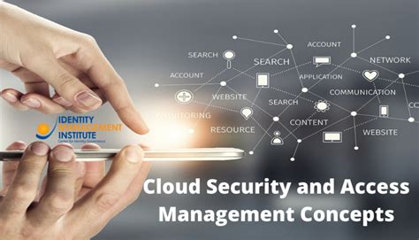 Cloud Security And Access Management Concepts Identity Management