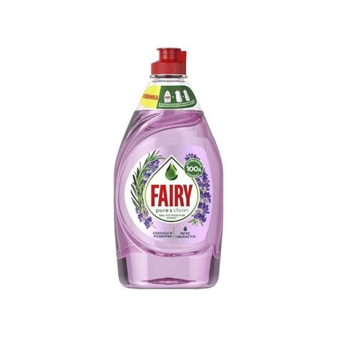 Средство для мытья посуды FAIRY Pure & Clean Лаванда и Розмарин 450 мл ...