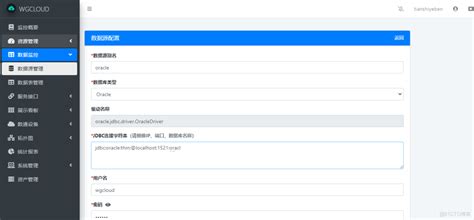 Wgcloud Oracle