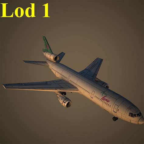 Dc10 Aey Modèle 3d 55 Max Free3d