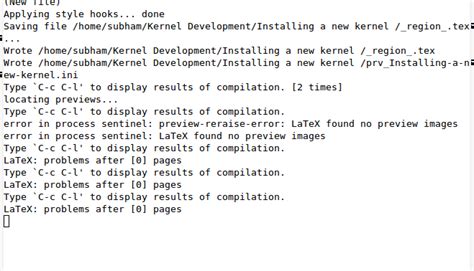 AucTeX Emacs Compilation Problems TeX LaTeX Stack Exchange