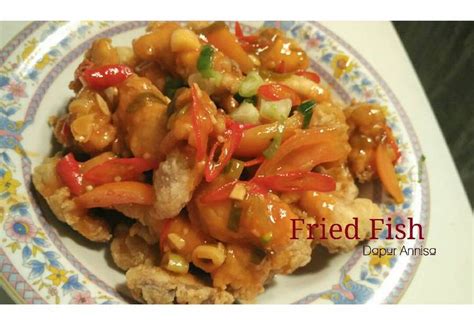 Resep Fillet Ikan Goreng Tepung Saus Pedas Manis Oleh Annisa Nurjanaty