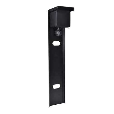 Buitenstopcontact Paal Zwart IP55 1 Stopcontact 65cm Lightexpert Nl