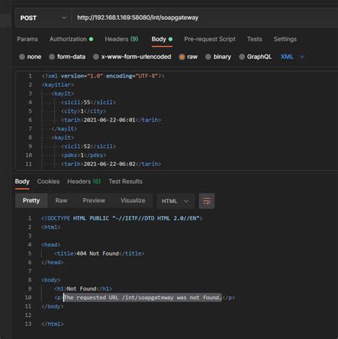 What Is The Endpoint Of UNKNOWN XML IFS Community