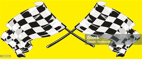 Balap Bendera Kotakkotak Ilustrasi Stok Unduh Gambar Sekarang