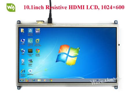 Raspberry Pi New Display 101inch Hdmi Resistive Touch Screen Lcd 1024