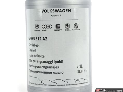 Genuine Volkswagen Audi - G055512A2 - Manual Transmission Fluid - 1 ...