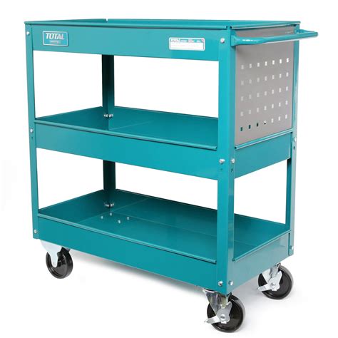 Total Mobile 3 Tray Tool Storage Cart Trolley Organizer Thptc301