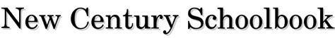 New Century Schoolbook Font — Free Serif Basic Font Pickafont