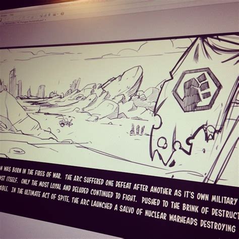 Derek Laufman Working On Some Bulletage Story Screens For The