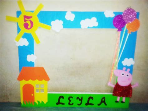 Peppa Pig Photo Booth Marco De Selfie Peppa La Cerdita Selfies Baby