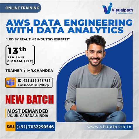 Visualpath 🚀 New Batch Alert Aws Data Engineering Online Training