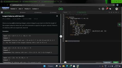Surendra Kumar M On Linkedin Gfg160 Geekstreak2024 160days Potd Coding Programming List