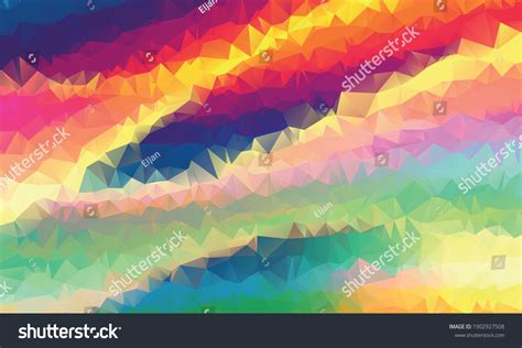 Vector Abstract Irregular Polygon Background Triangle Stock Vector