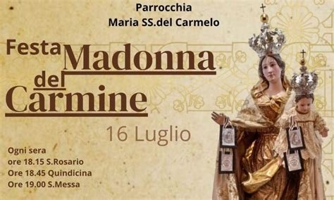 Festa Della Madonna Del Carmine Itfrancofonte