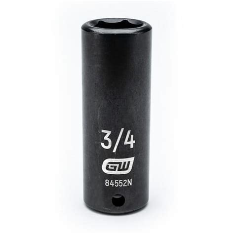 Gearwrench 1 2 In Drive 6 Point Sae Deep Impact Socket 3 4 In 84552n
