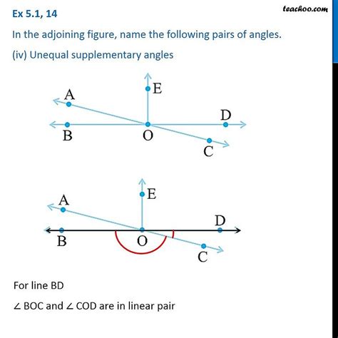 Ex 5 1 14 Adjacent Angles Linear Pair Of Angles Vertically Opposi