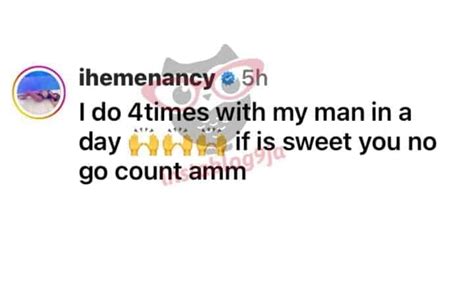 “why I Have Sex With My Man Four Times A Day” Actress Iheme Nancy Reveals
