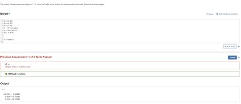 Solved Previous Assessment 1 Of 2 Tests Passed S Variable