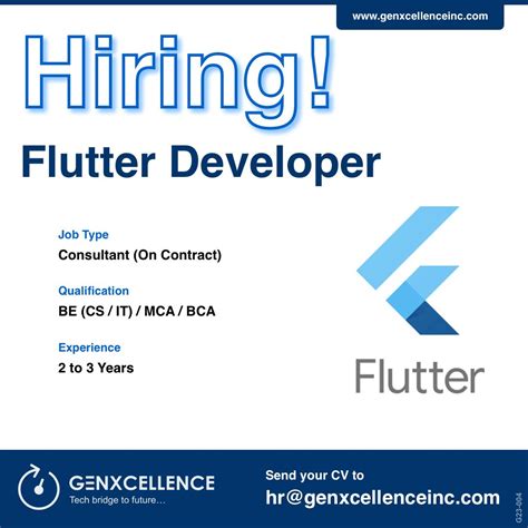Genxcellence On Linkedin Flutter Flutterdeveloper Flutterdev