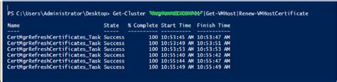 How To Renew The Esxi Vmca Certificate Using Powercli Vmwarecode