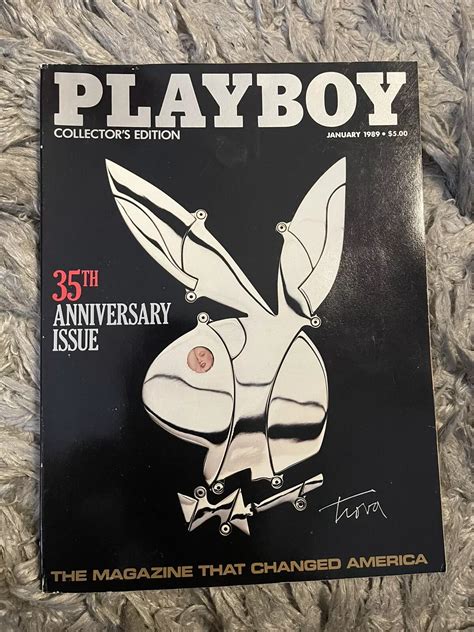 Mavin Vintage Playboy Magazine January Th Anniversary Issue Centerfold Intact