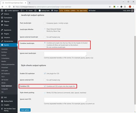 Como Optimizar La Carga De Javascript Y Css En Wordpress