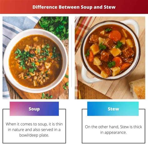 Soup Vs Stew Difference And Comparison