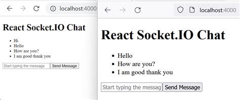 Real Time Chat With React And Socketio