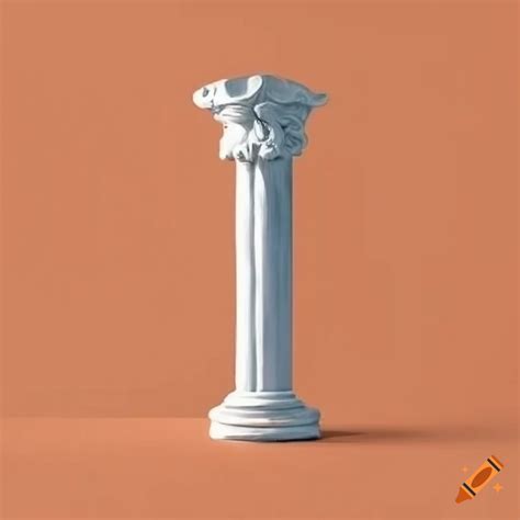Greek Inspired Pattern With Statues And Columns On Craiyon