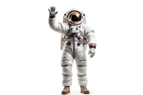 Astronaut Protection Security Standing Premium Ai Generated Image