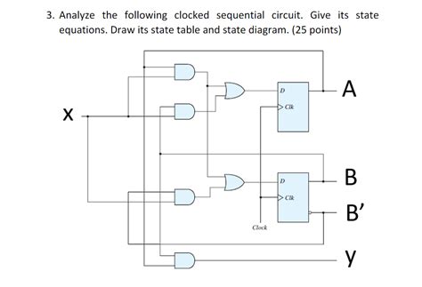 Solved Analyze The Following Clocked Sequential Circuit Chegg