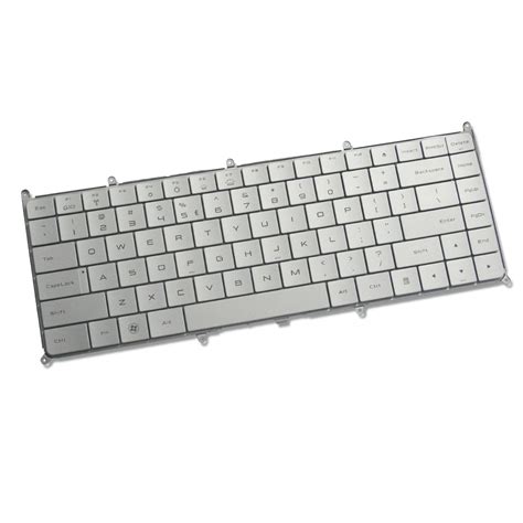 Teclado Para Notebook Dell Adamo 13a101 Retroiluminado Prata Loja