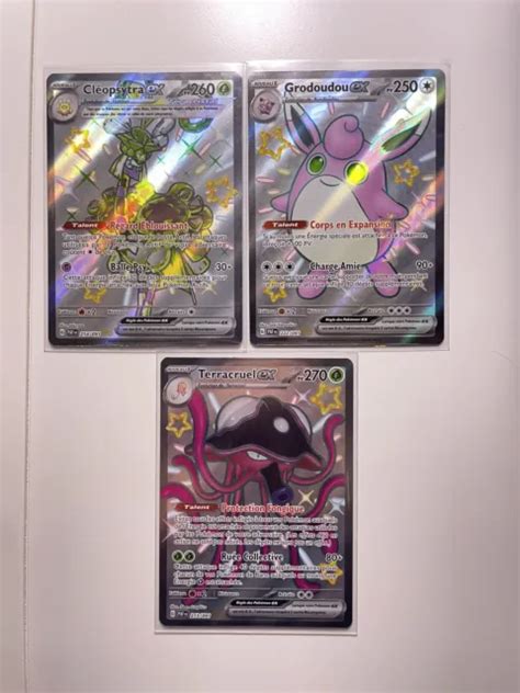LOT CARTE POKÉMON Shiny Full Art Ev4 5 Destinées De Paldea Neuf EUR 1