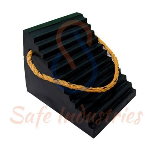 Wheel Chock L Shape Rubber Wheel Chock Manufacturer From Vasai
