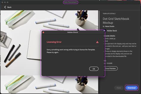 P Licensing Error While Downloading Template File Adobe Product Community 13494638