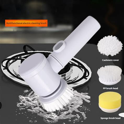 Cepillo De Limpieza Eléctrico Cocina Baño Nuevo Limpiador Multifunción