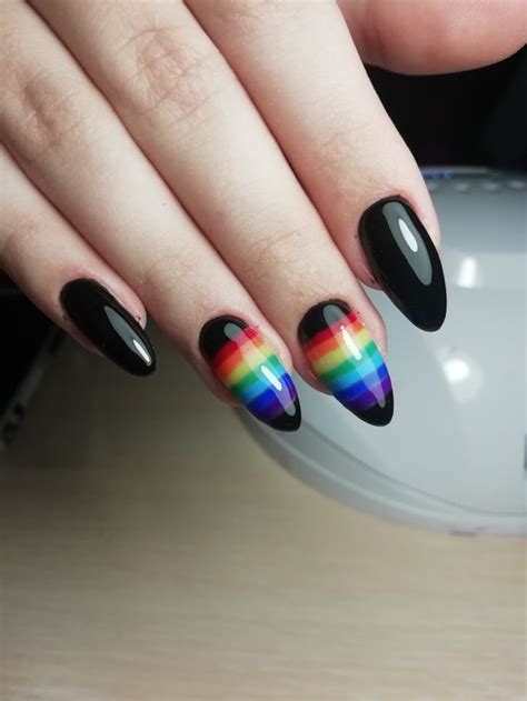 #маникюр#радуга