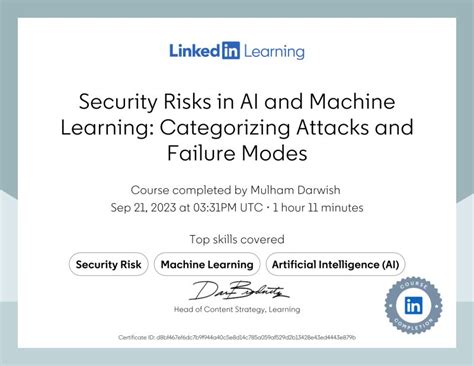 Mulham Darwish On Linkedin Certificate Of Completion