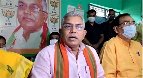 তৃণমূলের পায়ের তলার মাটি সরে গিয়েছে উত্তরবঙ্গে মন্তব্য Dilip