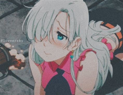Elizabeth Liones Anime Character With Blonde Hair And Blue Eyes