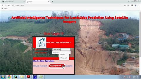 Artificial Intelligence Techniques For Landslides Prediction Using Satellite Imagery Youtube