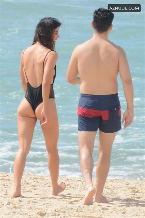 Jacqueline Macinnes Wood Sexy In Black Swimsuit At Bondi Beach In Australia Aznude