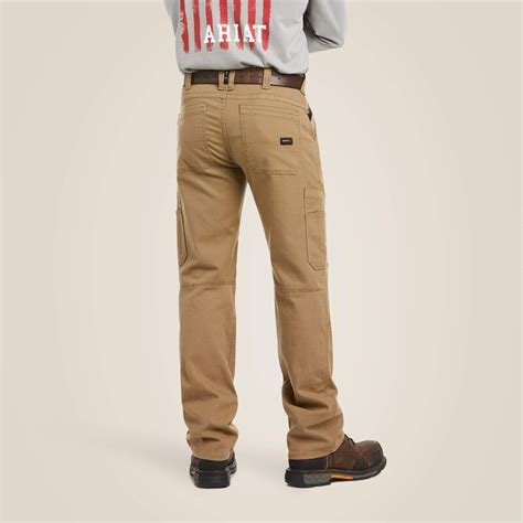 Ariat Fr Khaki M5 Stretch Duralight Canvas Stackable Straight Leg Pant