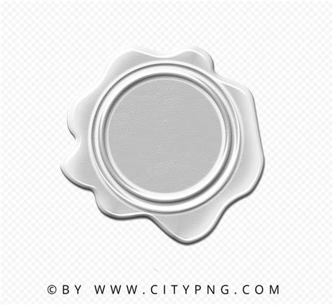 Silver Blank Seal Wax Stamp Png Img Citypng