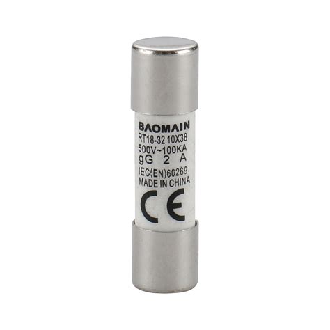 Fuse Link Rt18 32 Rt14 Rt18 R015 Cylindrical Ceramic Tube 10x38mm
