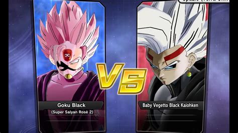 XV2 Requested PC Goku Black Time Breaker Super Saiyan Rosé 2 vs