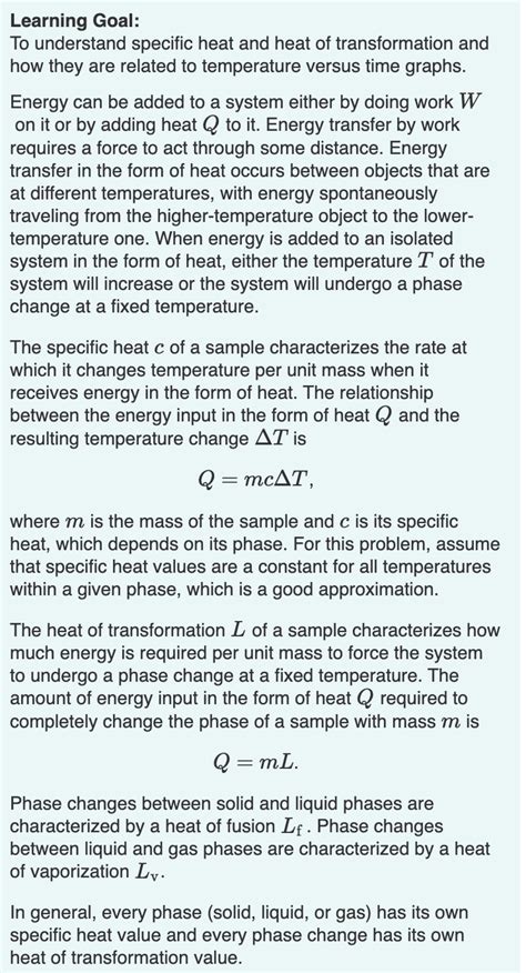 Solved Refer To The Temperature Versus Time Graph Figure 2